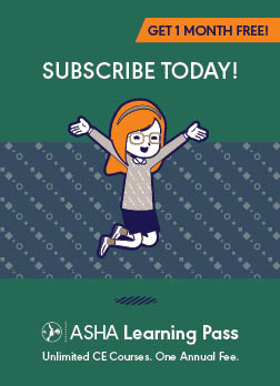 Find continuing education courses on speech-language pathology and ...